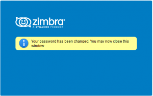 Merubah Password Akun di Web Client Zimbra - Saadwebid