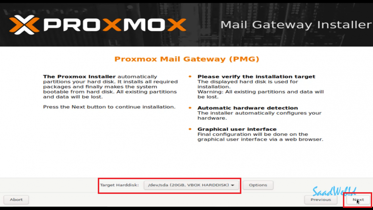 Cara Install Proxmox Mail Gateway 6 - Saadwebid