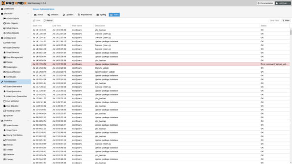 Layanan VPS Cloud Server Proxmox Mail Gateway - Saadwebid